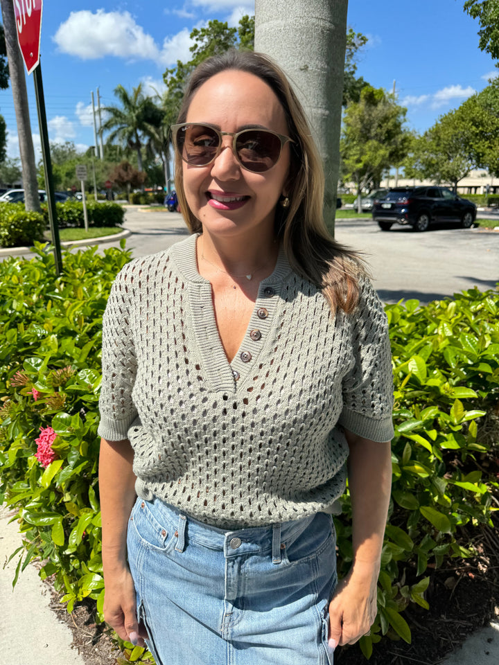 Varley Eaton Knit - Seagrass – Barbara Katz